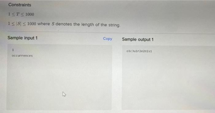 Solved Count Occurrences You Are Given A Particular String 3127