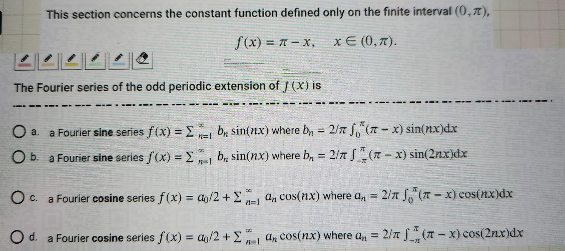 Solved This section concerns the constant function defined | Chegg.com