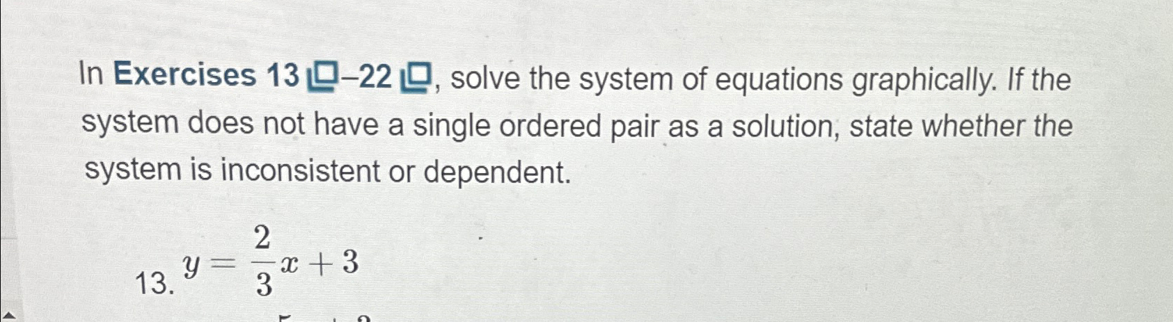 Solved In Exercises 13 -22, ﻿solve the system of equations | Chegg.com