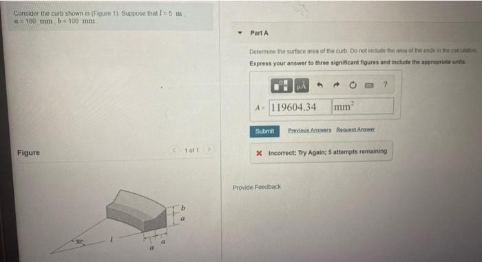 Solved Consider the curb shown in Figure 1) Suppose that I = | Chegg.com