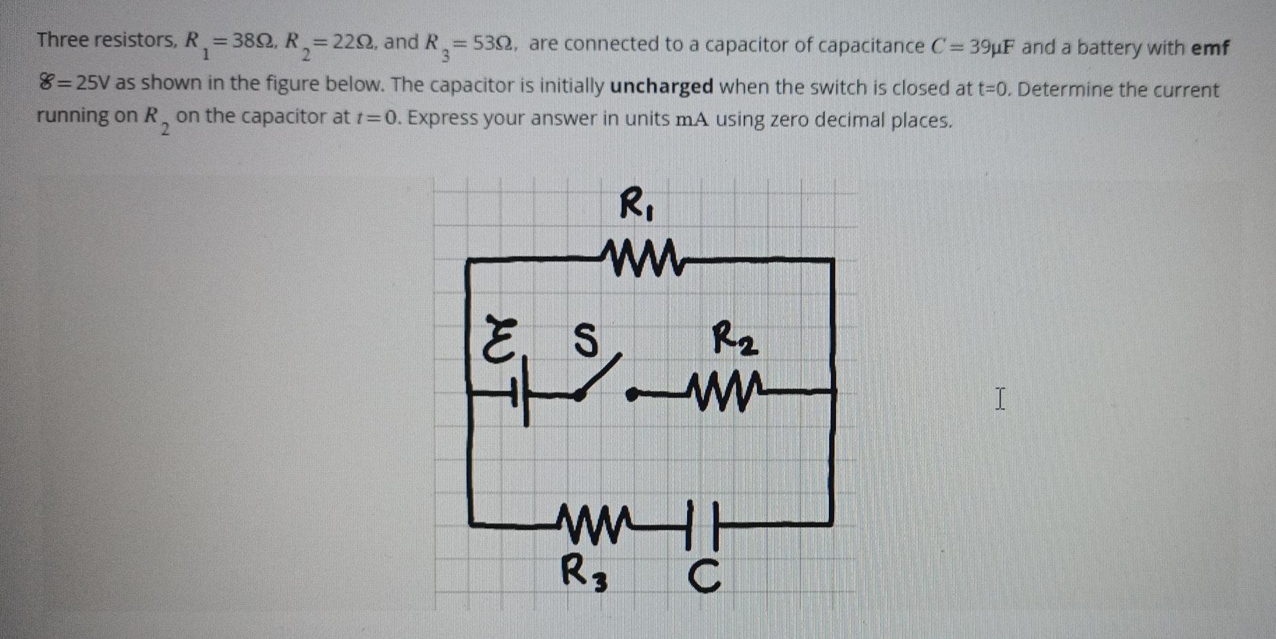 Solved Three resistors, R1=38Ω,R2=22Ω, and R3=53Ω, are | Chegg.com