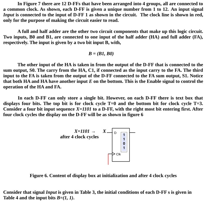 In Figure 7 there are 12 D-FFs that have been | Chegg.com