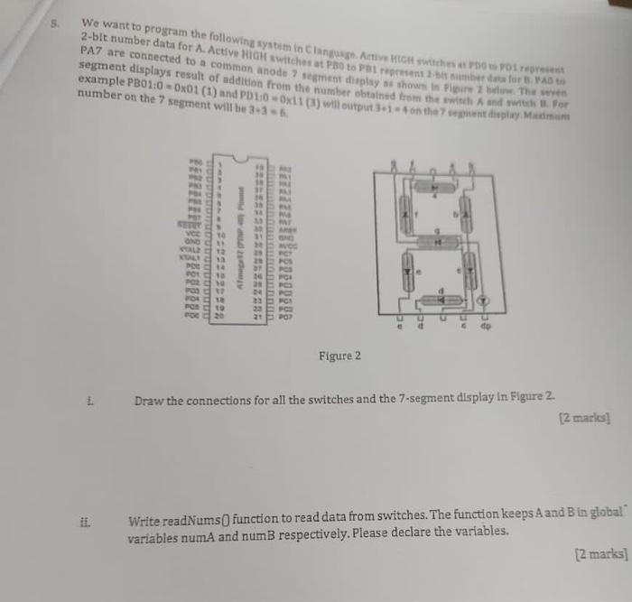 Solved Figure 2 i. Draw the connections for all the switches | Chegg.com