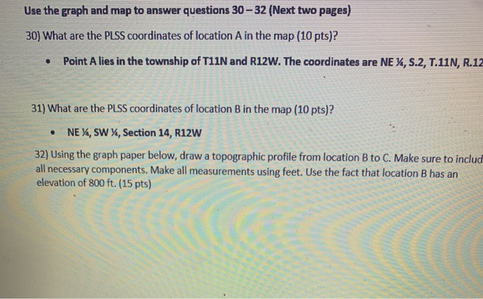 Solved Use the graph and map to answer questions 30-32 (Next | Chegg.com