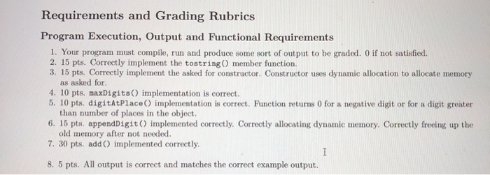 Solved Objectives • Practice using pointers and dynamically | Chegg.com