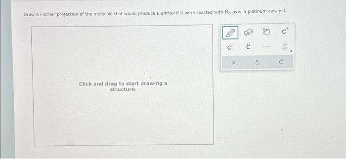 Solved Draw a Fischer projection of the molecule that would | Chegg.com