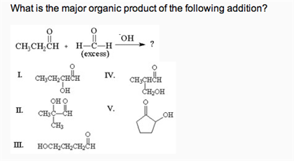 Solved What is the major organic product of the following | Chegg.com