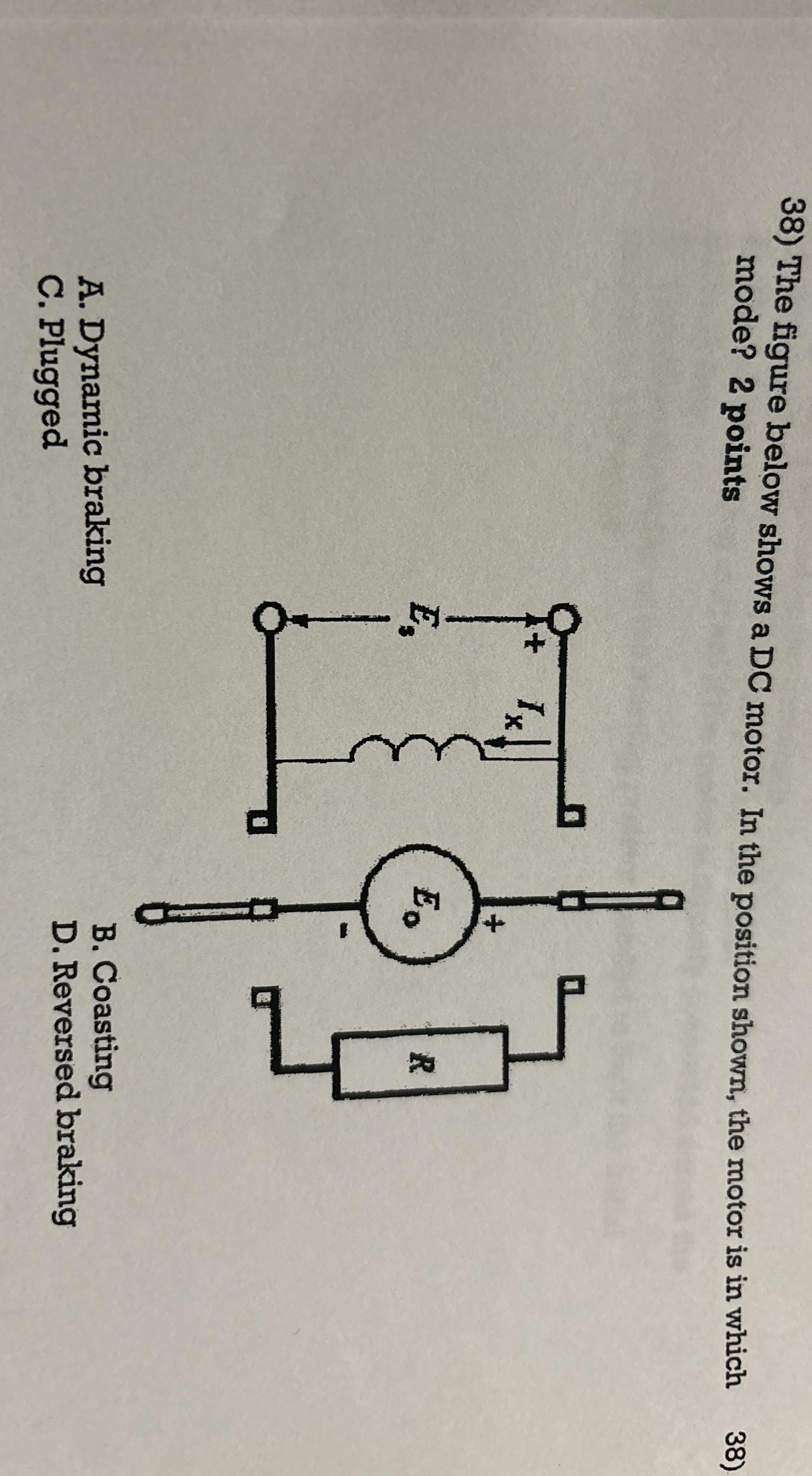 Solved by an EXPERT The figure below shows a DC motor. In the position | Chegg.com