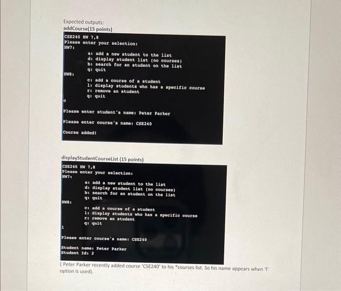Solved 1/ CSE240 Fall 2022HW7 \& 8 1/ Write your name here | Chegg.com