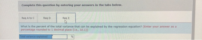 Solved Problem 5-64 (Algo) Interpretation of Regression | Chegg.com