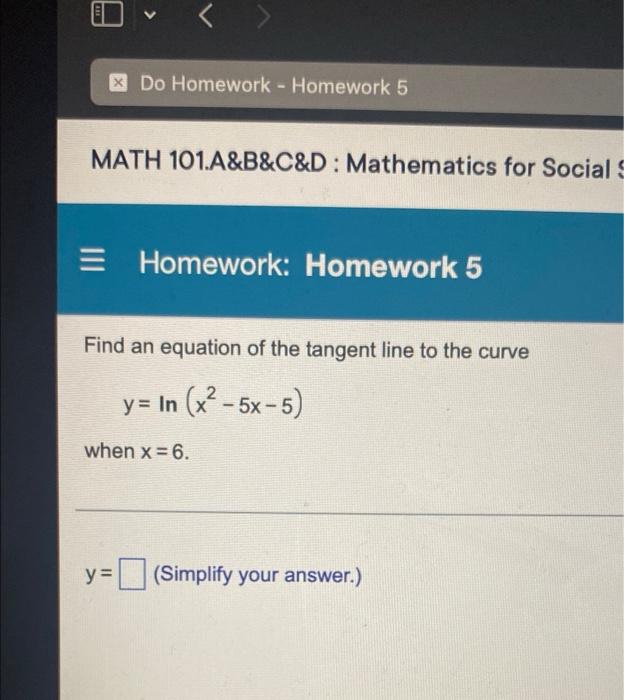 Solved Do Homework - Homework 5 MATH 101.A&B&C&D: | Chegg.com