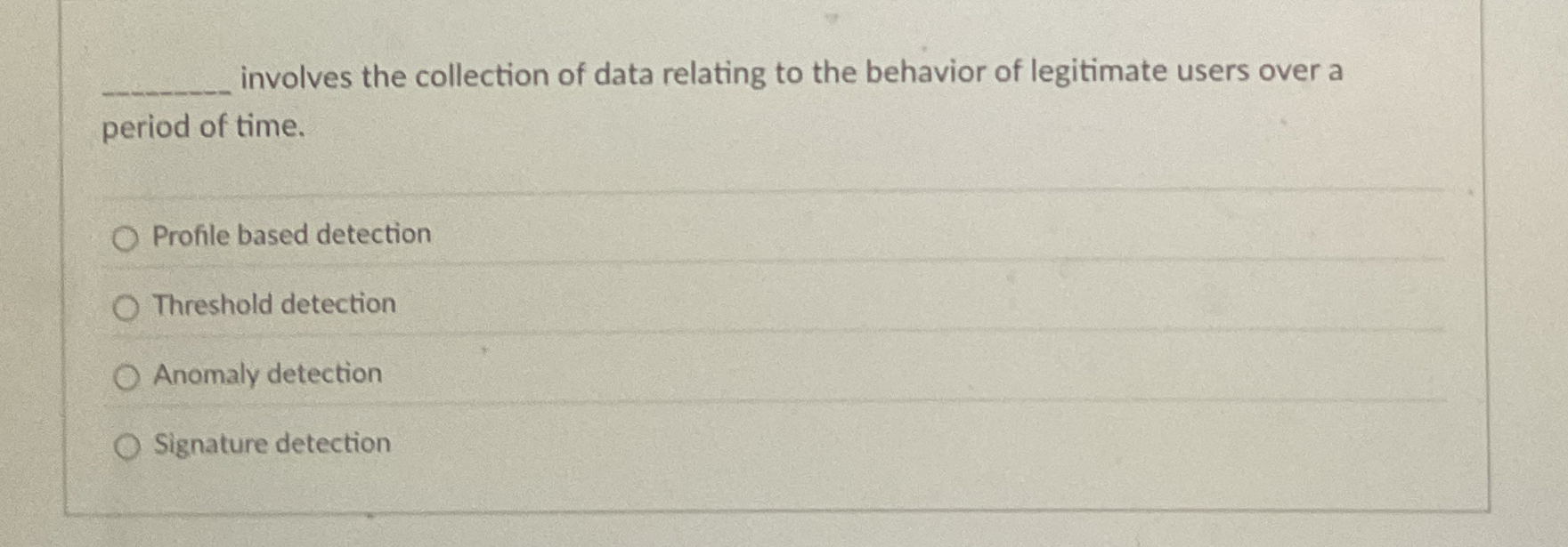 Solved involves the collection of data relating to the | Chegg.com