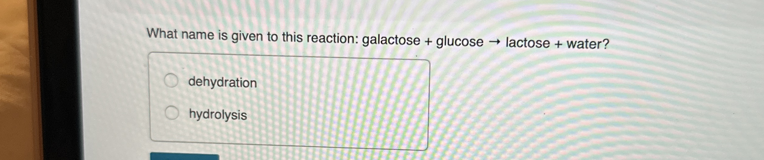 Solved What name is given to this reaction: galactose | Chegg.com
