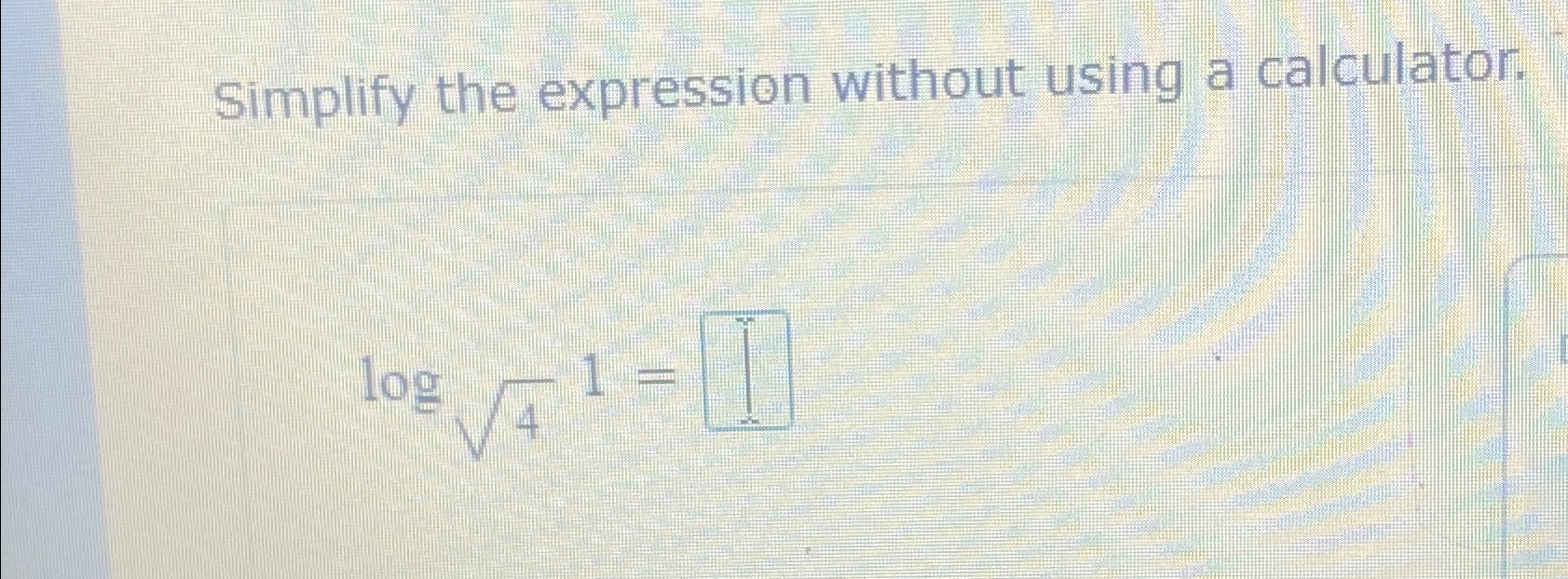 Solved Simplify the expression without using a | Chegg.com