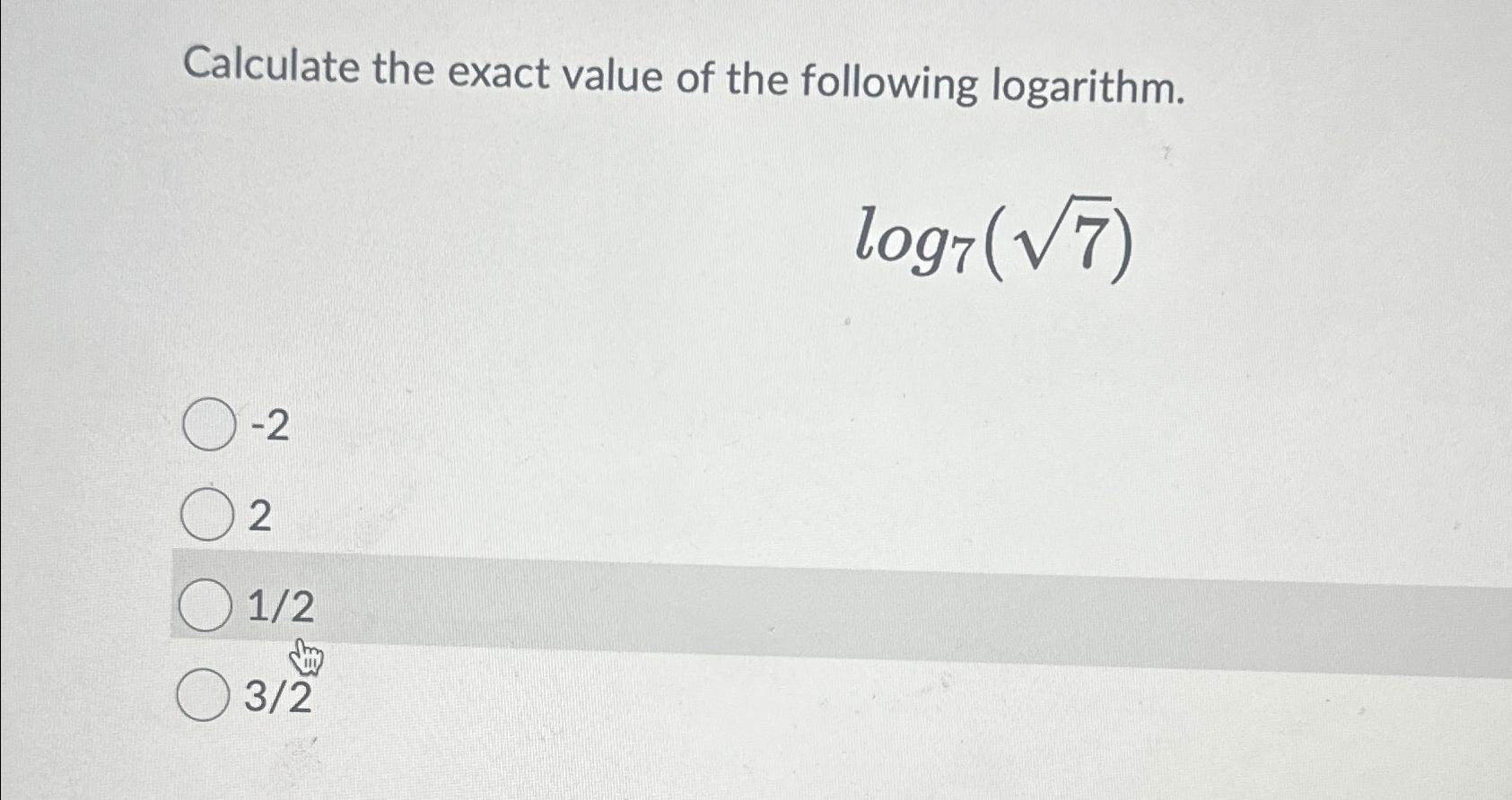 Solved Calculate the exact value of the following | Chegg.com