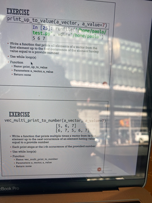 Solved EXERCISE In 10): runfile('/home/paolo/ test.py', | Chegg.com