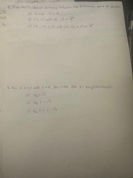 Solved 5. A subset of R has a maximun if it contains it | Chegg.com