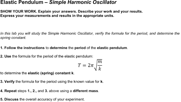 Solved SHOW YOUR WORK. Explain your answers. Describe your | Chegg.com