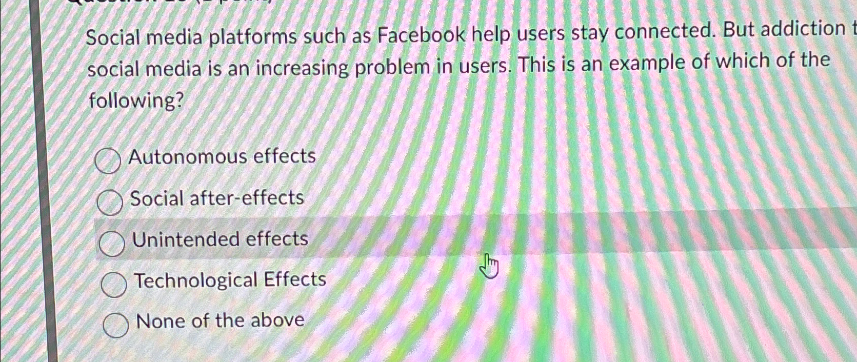 Solved Social media platforms such as Facebook help users | Chegg.com