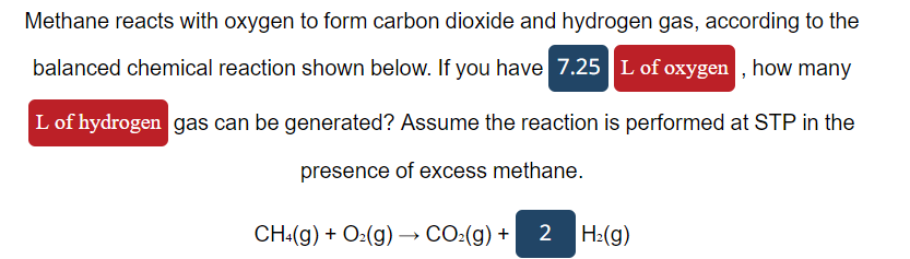 Solved Methane reacts with oxygen to form carbon dioxide and | Chegg.com