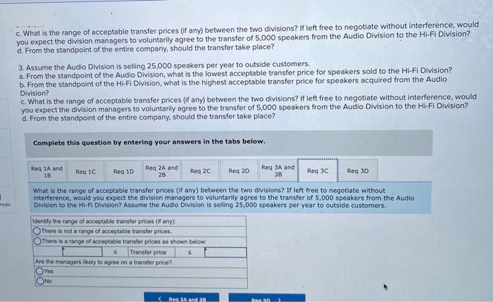 Solved Exercise 11-3 (Algo) Transfer Pricing Basics (LO11-3) | Chegg.com