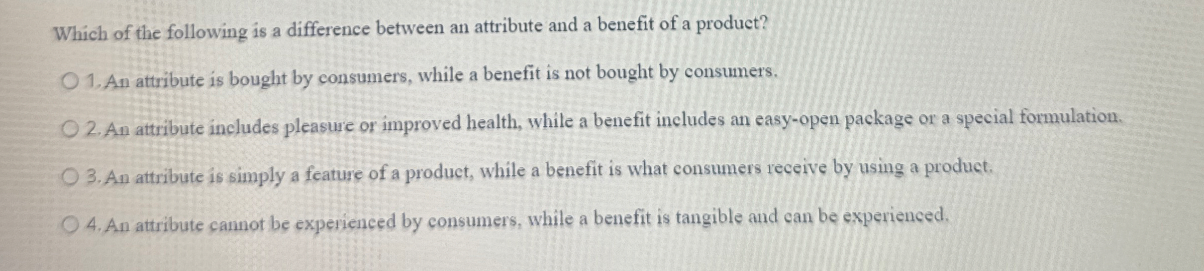 Solved Which of the following is a difference between an | Chegg.com