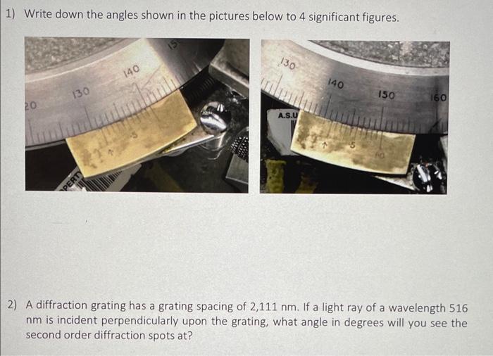 Solved Write down the angles shown in the pictures below to | Chegg.com