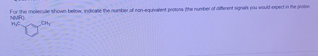 Solved For the molecule shown below, indicate the number of | Chegg.com