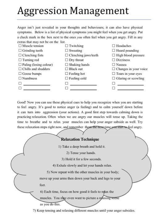 Solved Triggers Triggers are the different influences in | Chegg.com
