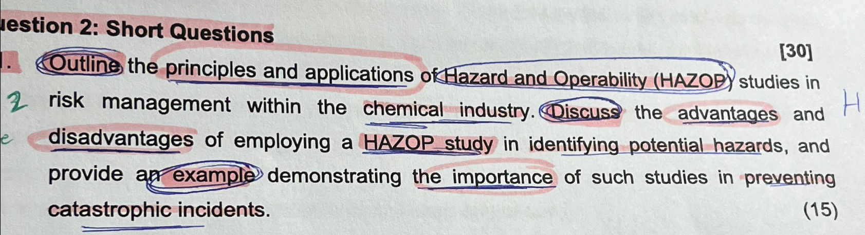 Solved Jestion 2: Short QuestionsOutlin the principles and | Chegg.com