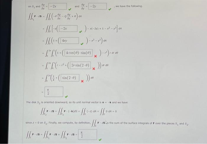 Solved Evaluate ∬5F⋅dS, where F(x,y,z)=yi+xf+zk and S is the | Chegg.com