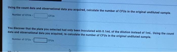 Solved Using the count data and observational data you | Chegg.com