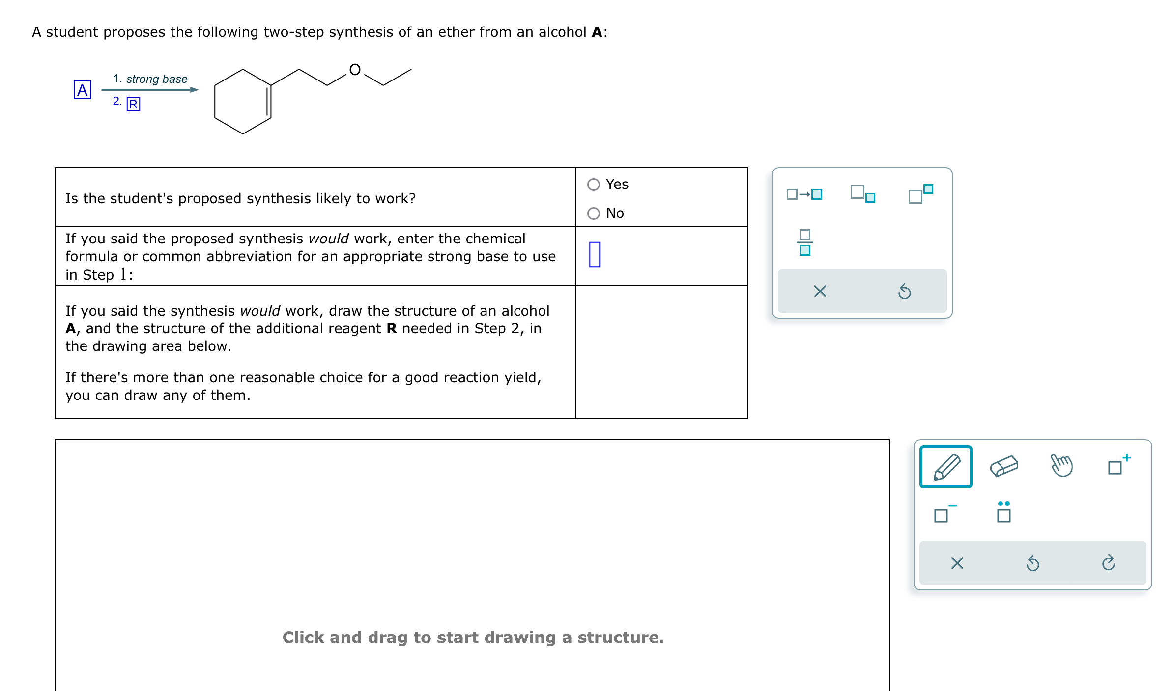 Solved A student proposes the following two-step synthesis | Chegg.com