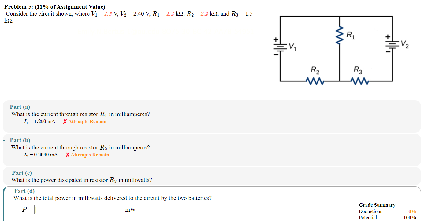 Solved Problem 5: (11% of ﻿Assignment Value)Consider the | Chegg.com