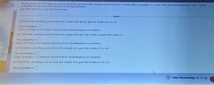 The responses of 1239 voters to a survey about the | Chegg.com