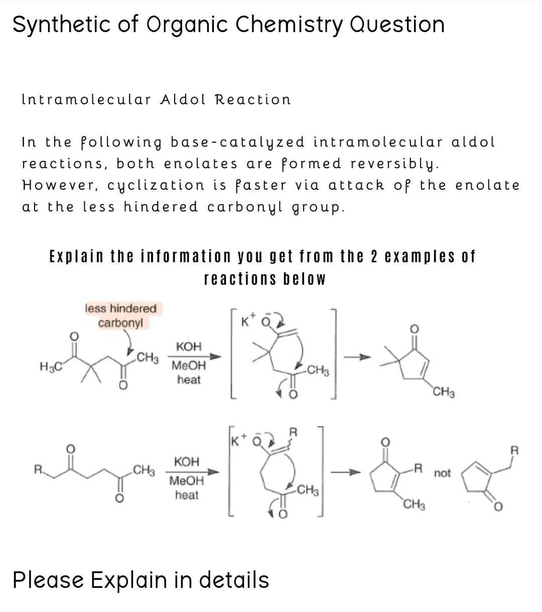Solved Synthetic of Organic Chemistry Question | Chegg.com
