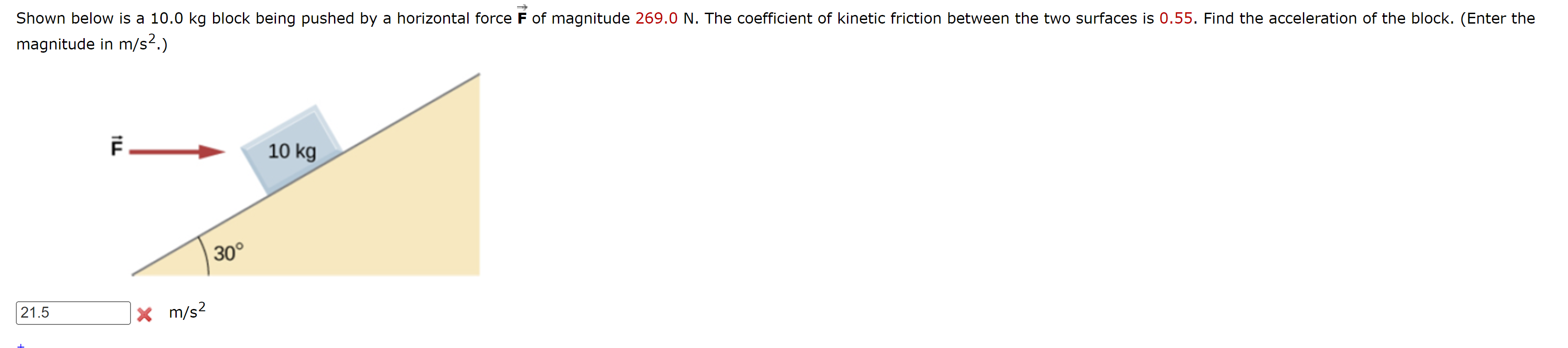 Solved magnitude in ms2.)×ms2 | Chegg.com
