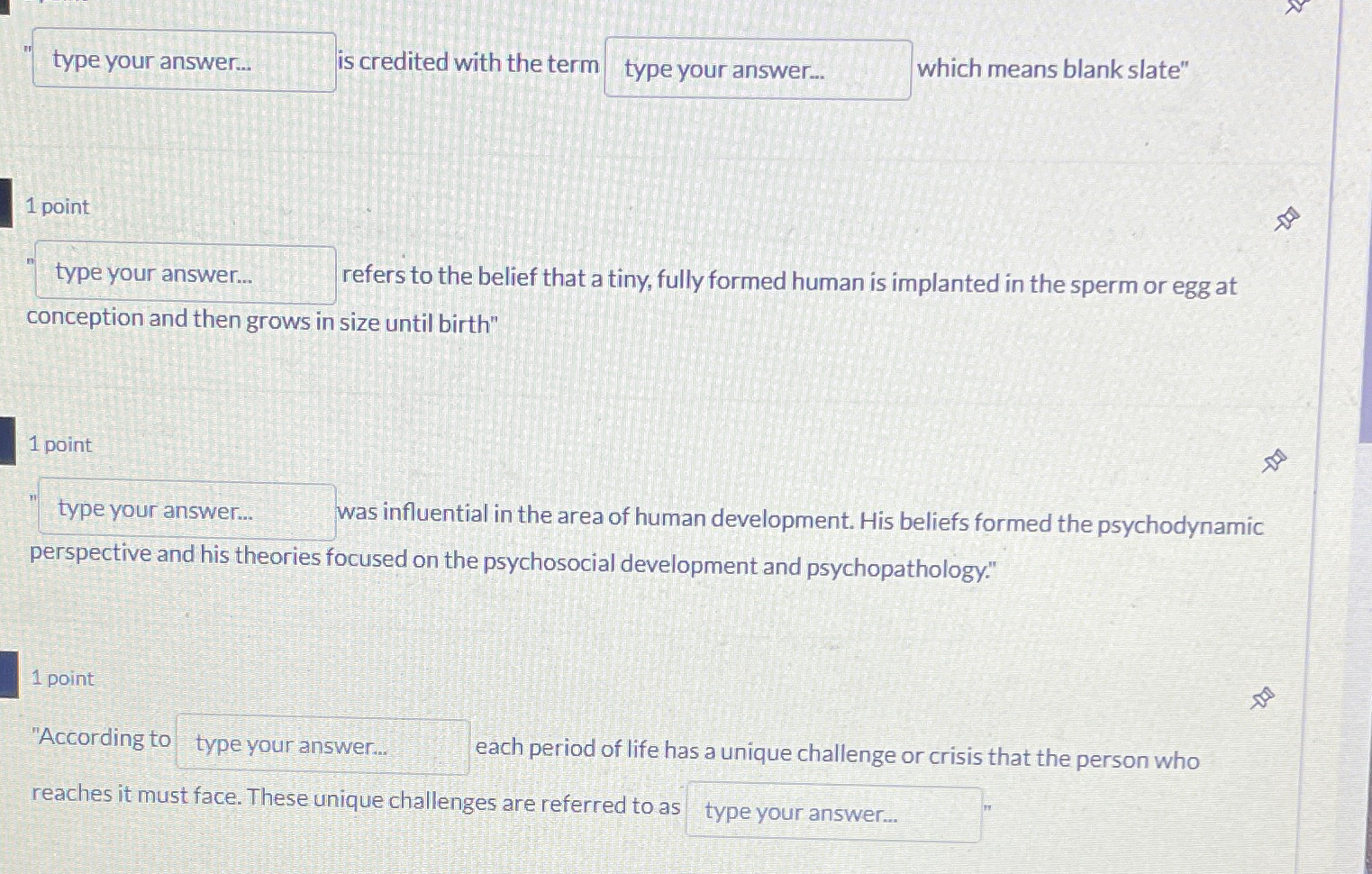 Solved is credited with the termwhich means blank slate"1 | Chegg.com