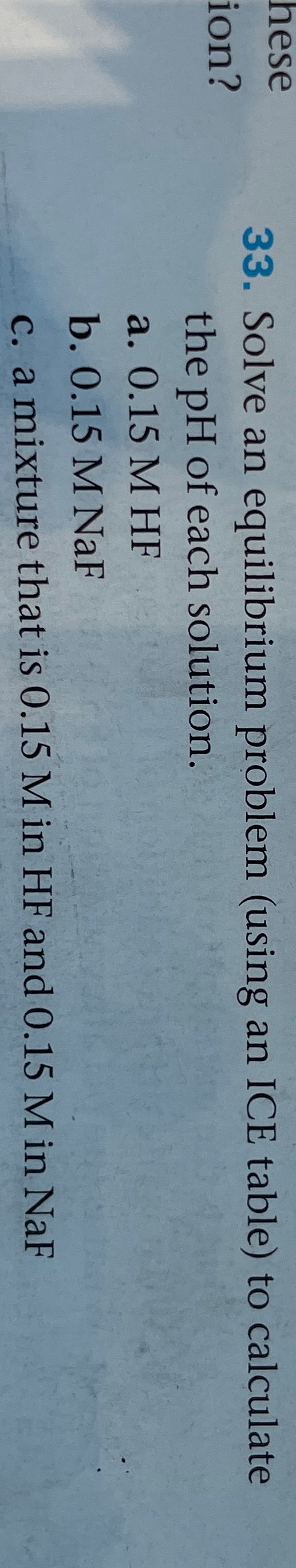 Solved Solve an equilibrium problem (using an ICE table) ﻿to | Chegg.com