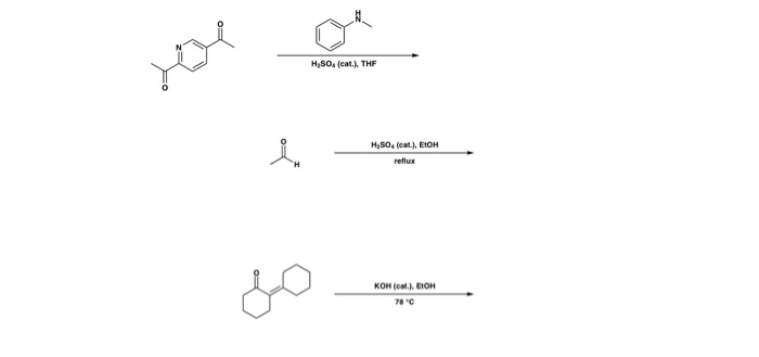 Solved 1. HNO, (1 eq), AcOH (excess) 2. NaOH (I MỘ 1. H,80, | Chegg.com
