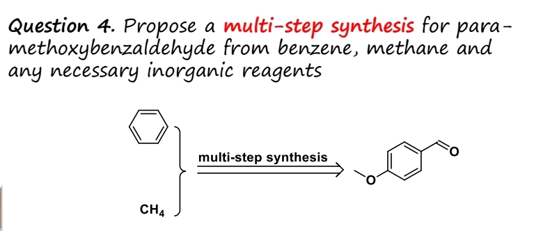 Solved Question 4. ﻿Propose a multi-step synthesis for | Chegg.com