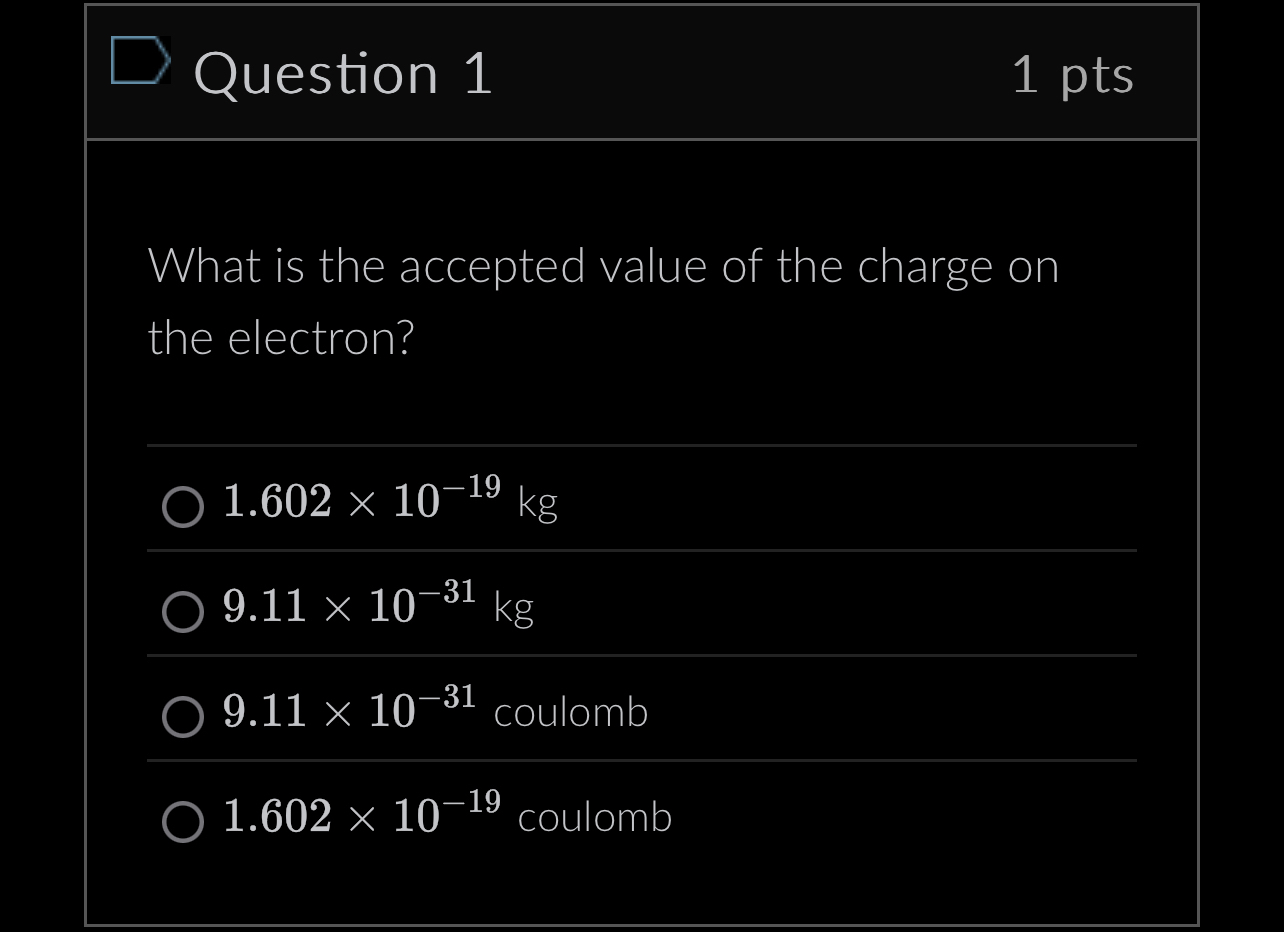 Solved Question 11 ﻿ptsWhat is the accepted value of the | Chegg.com