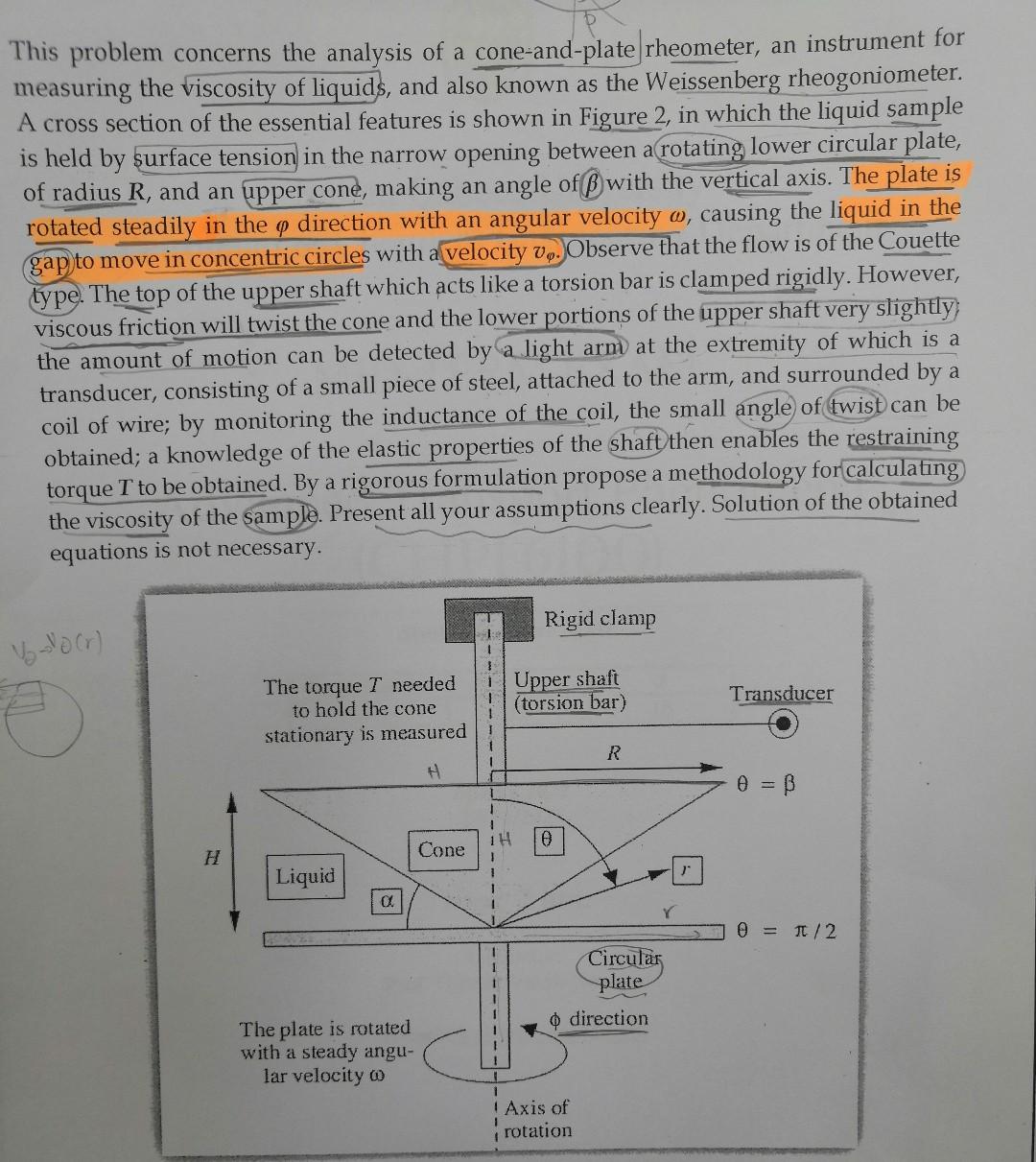 Solved This problem concerns the analysis of a | Chegg.com
