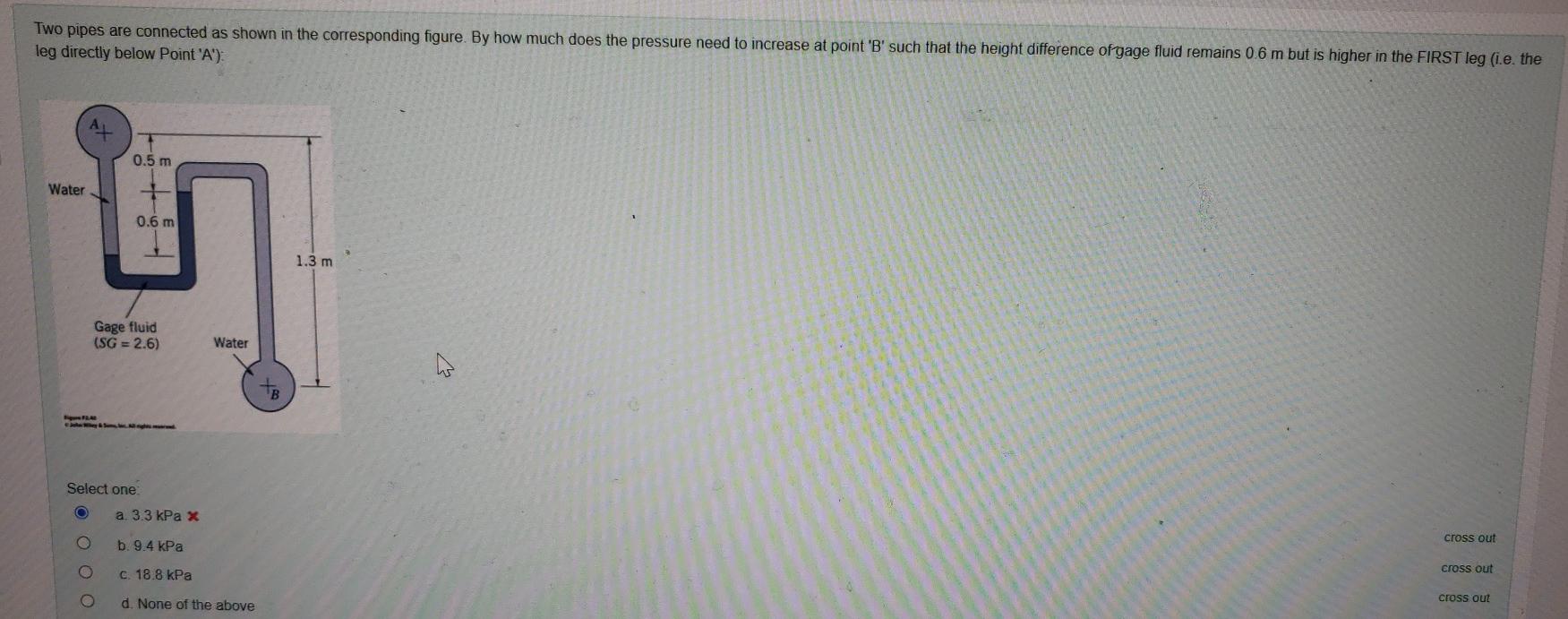 Solved Two pipes are connected as shown in the corresponding | Chegg.com