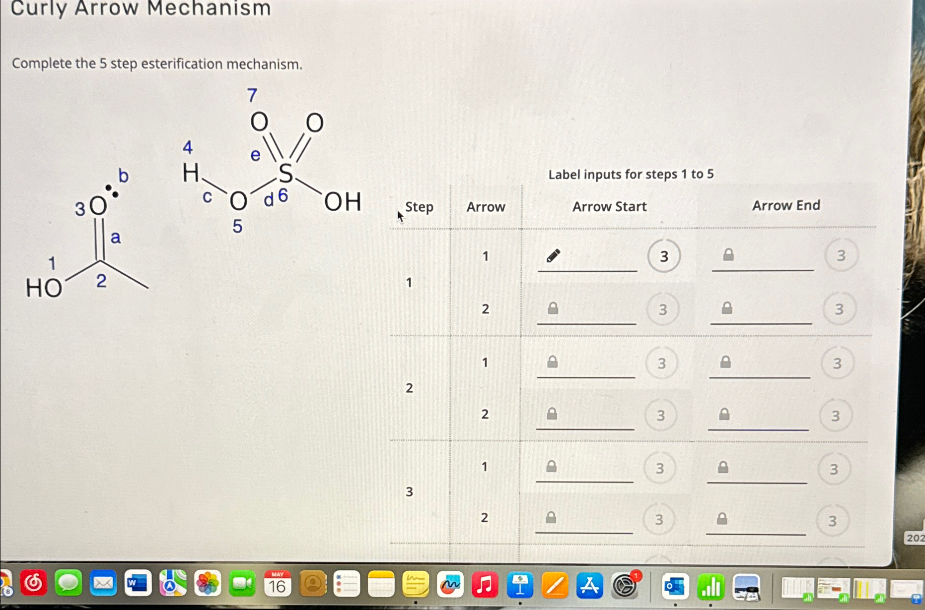 Solved Curly Arrow MechanismComplete the 5 ﻿step | Chegg.com