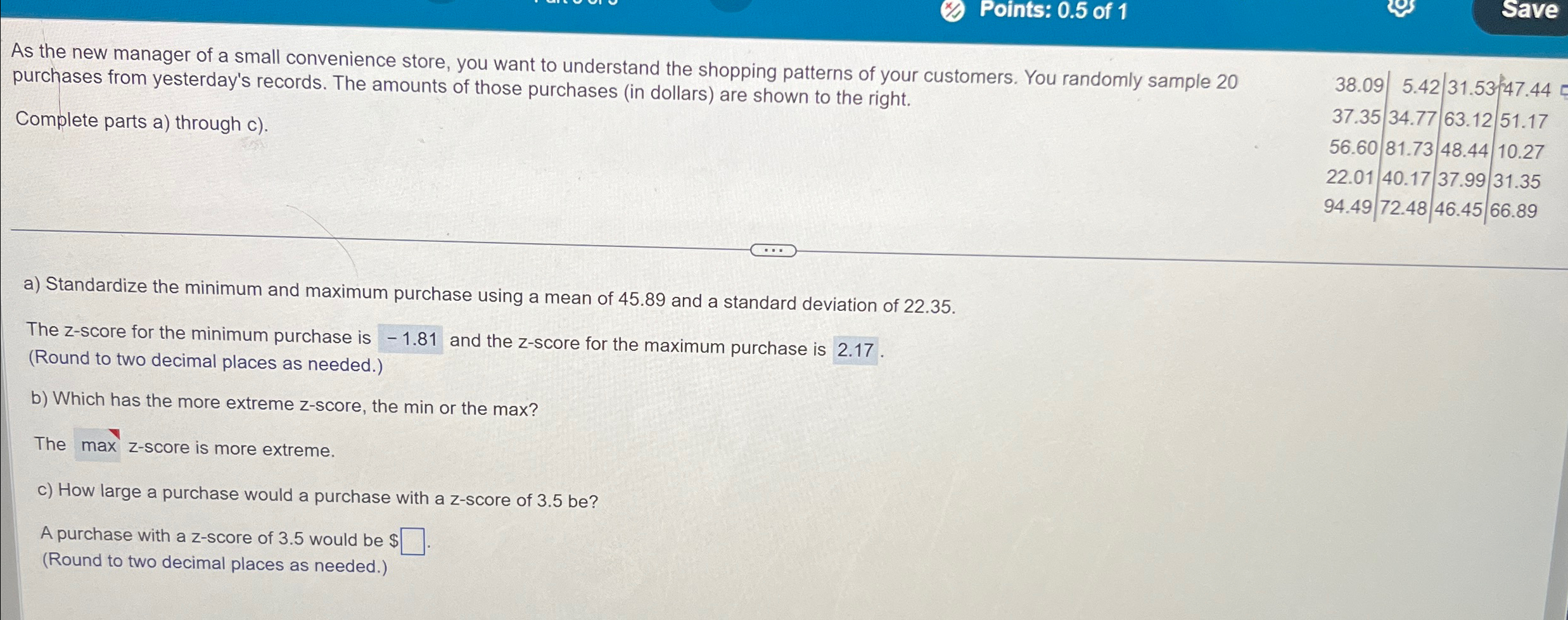 Solved As the new manager of a small convenience store, you | Chegg.com