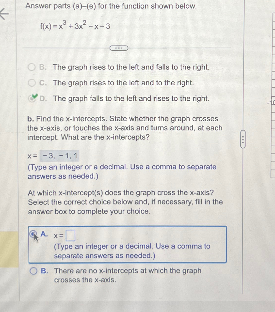 Solved Answer parts (a)-(e) ﻿for the function shown | Chegg.com
