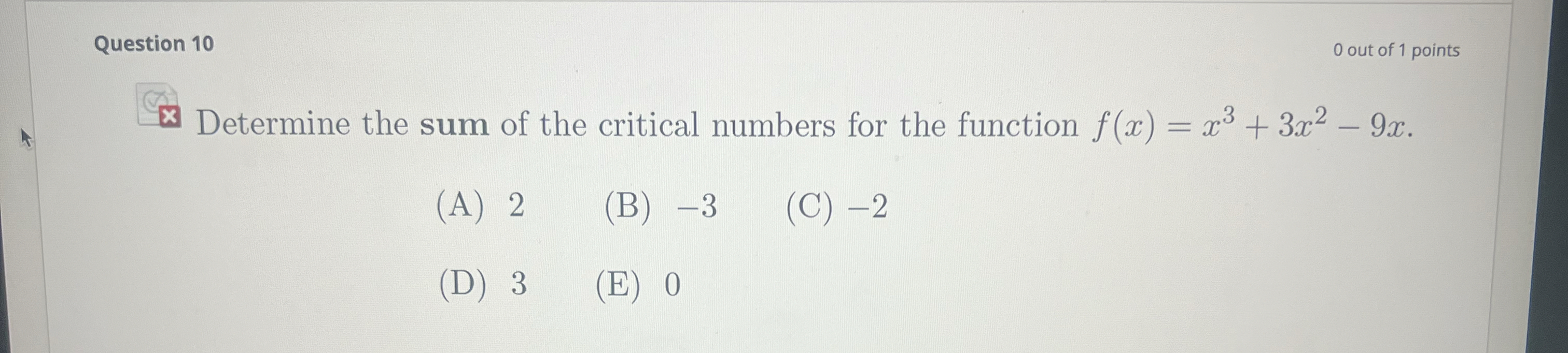 Solved Question 100 ﻿out of 1 ﻿pointsDetermine the sum of | Chegg.com