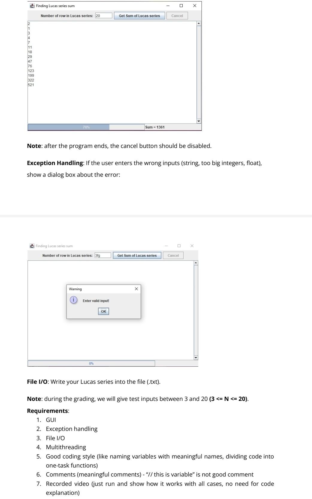 Solved Task description: We all know about the Fibonacci | Chegg.com