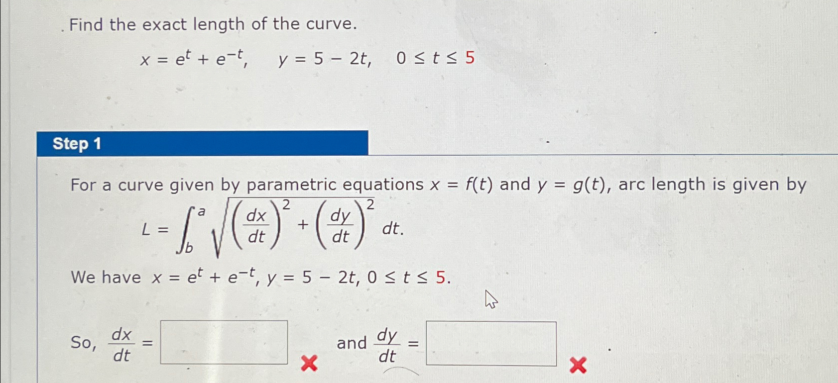 Solved Find the exact length of the | Chegg.com